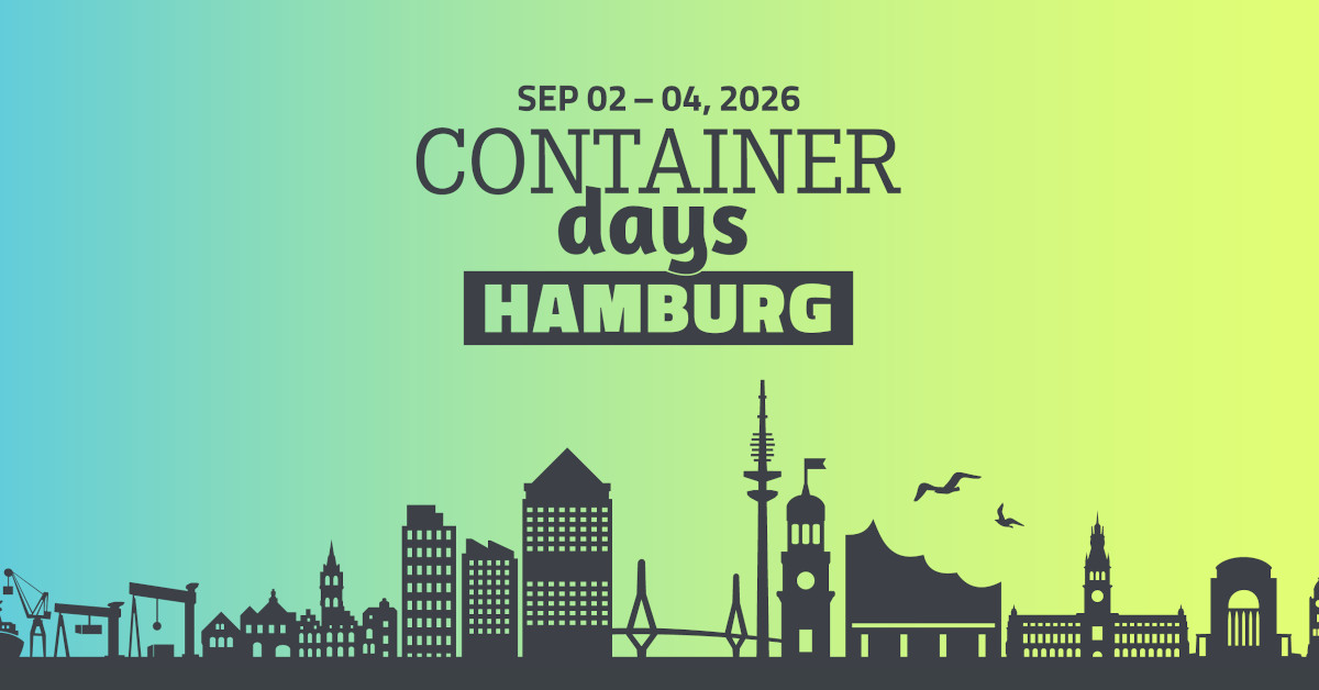 ContainerDays Hamburg is coming back on September 2-4, 2026!